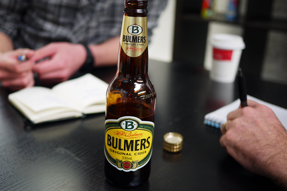 Bulmers, it's refreshing - Zen Garage