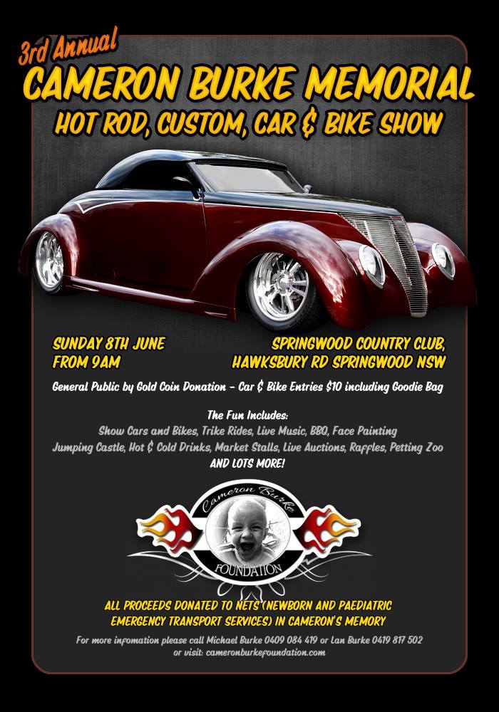 3rd Annual Cameron Burke Memorial Hot Rod Show - Zen Garage