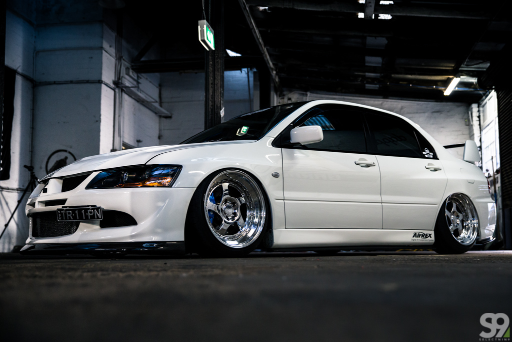 AirRex x AQRDTSTE - Australia's First Bagged Evo 8 - Zen Garage