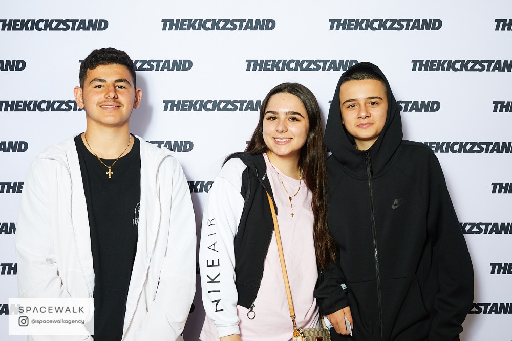 The Kickz Stand Media Wall at It's More Than Just Sneakers Sydney 2019 ...